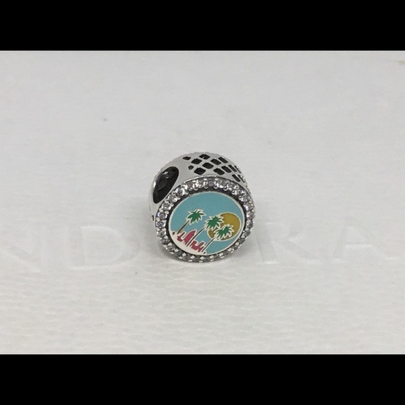 Pandora | Jewelry | Pandora Miami Palm Tree Cz Charm | Poshmark